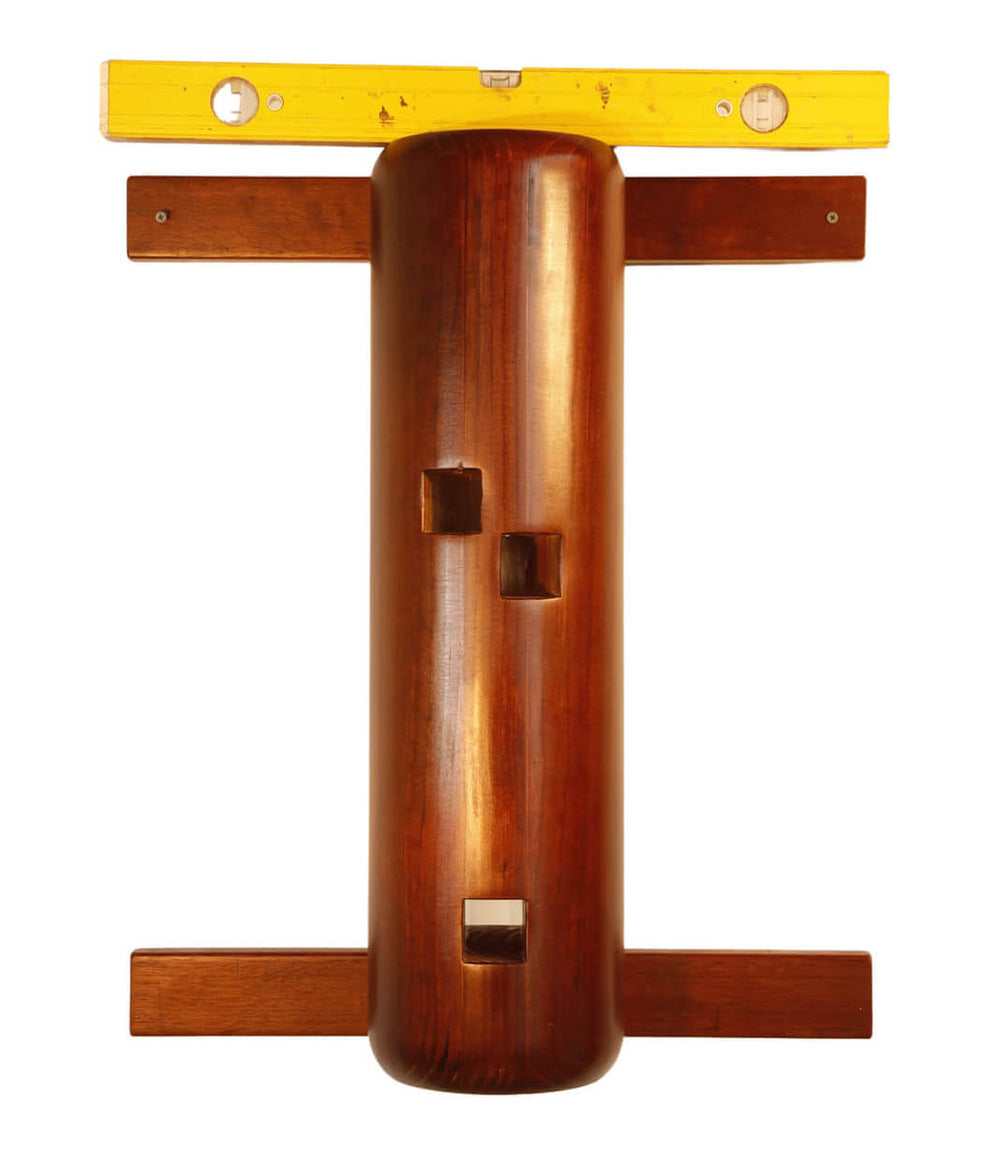 WALL MOUNTED HALF Wooden Dummy – Tribal Dummies